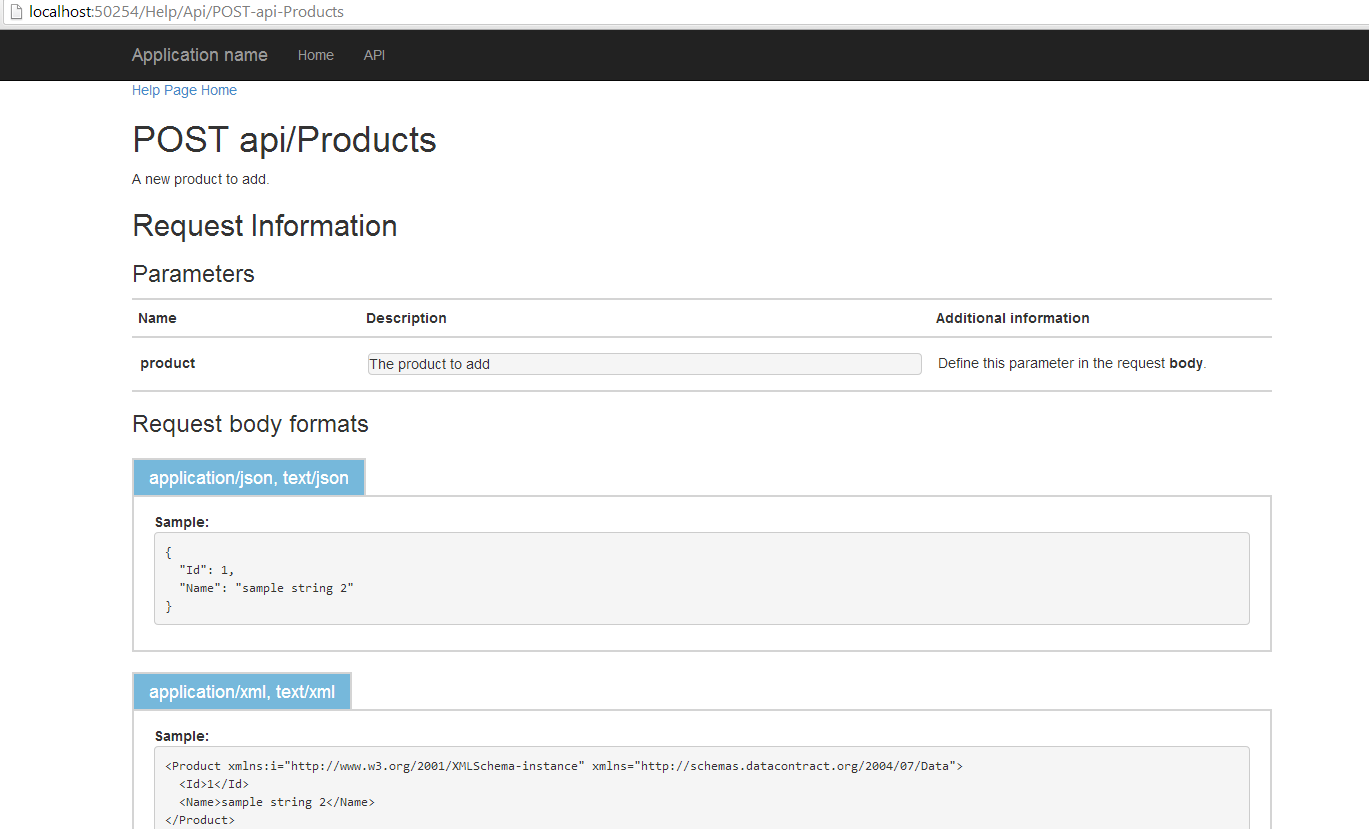 API Source Code to Website Help Pages in ASP.NET Web API | Infinity ...