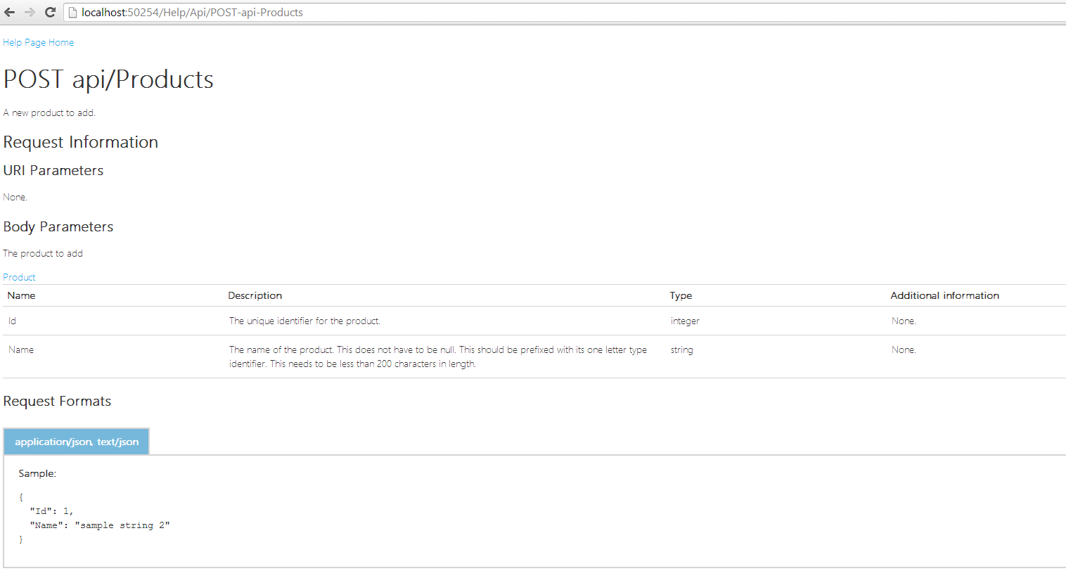 API Source Code to Website Help Pages in ASP.NET Web API | Infinity ...